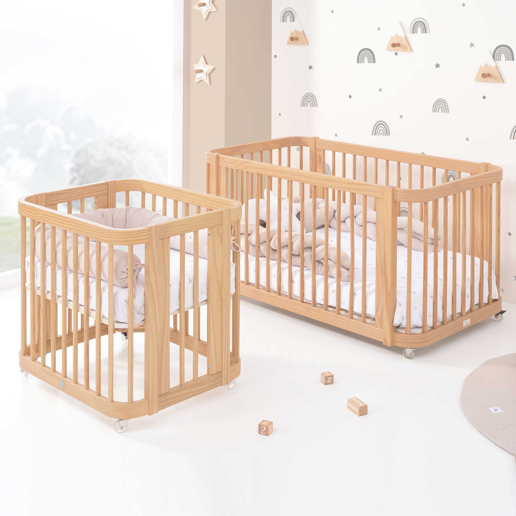 Culla, lettino e letto insieme (4in1) legno